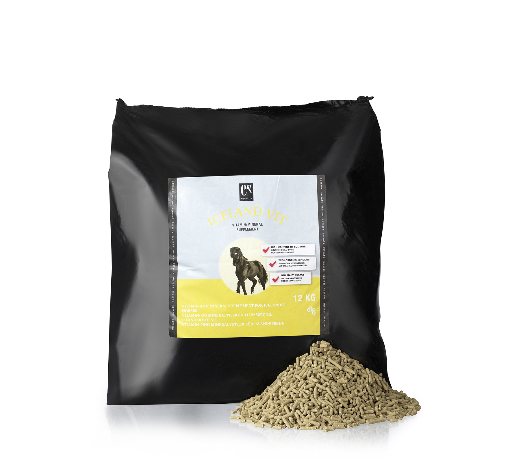 EQUSANA ICELAND VIT - Højt indhold af svovl