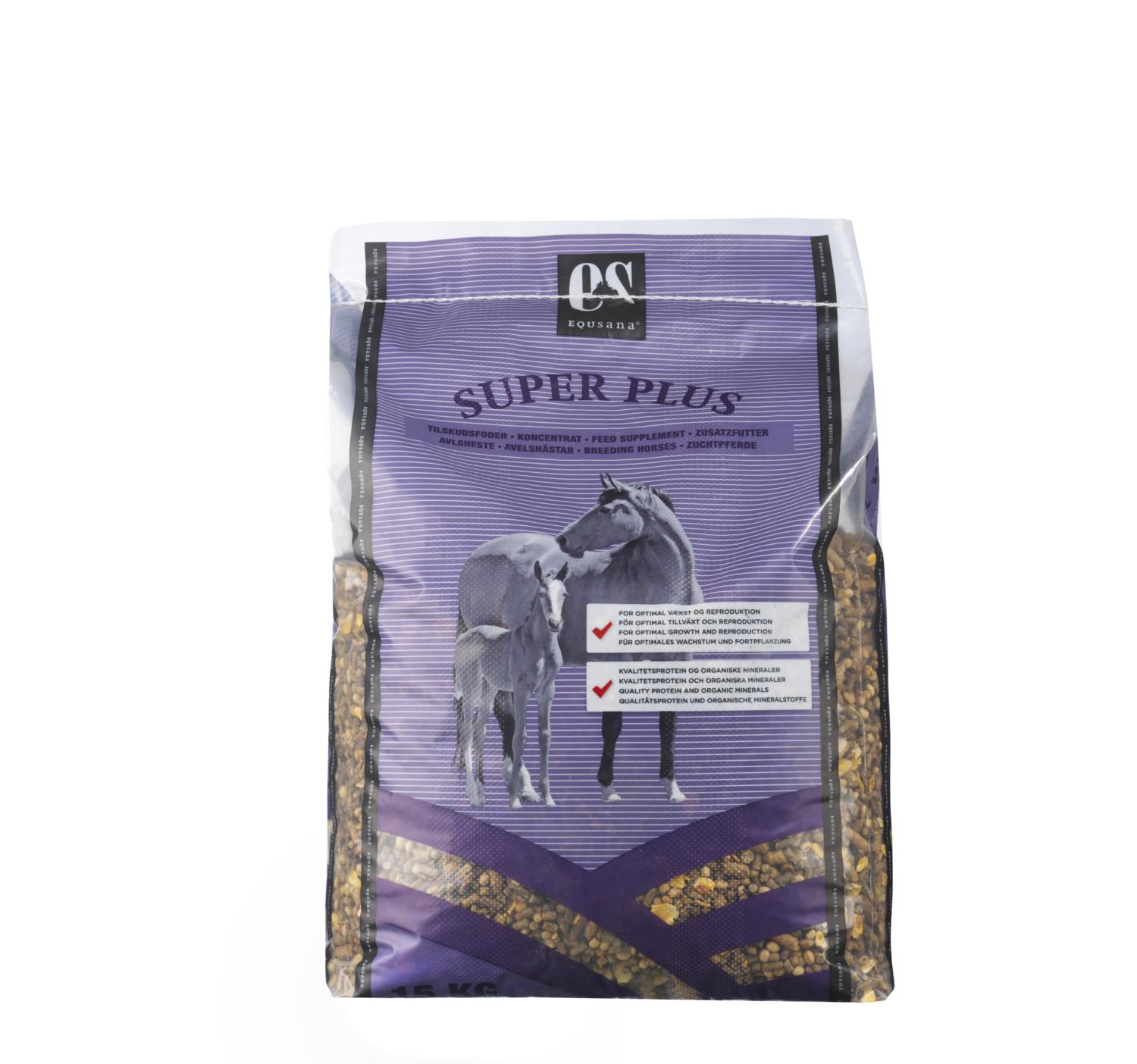 EQUSANA SUPER PLUS - Müsli til ungheste/hopper/hingste