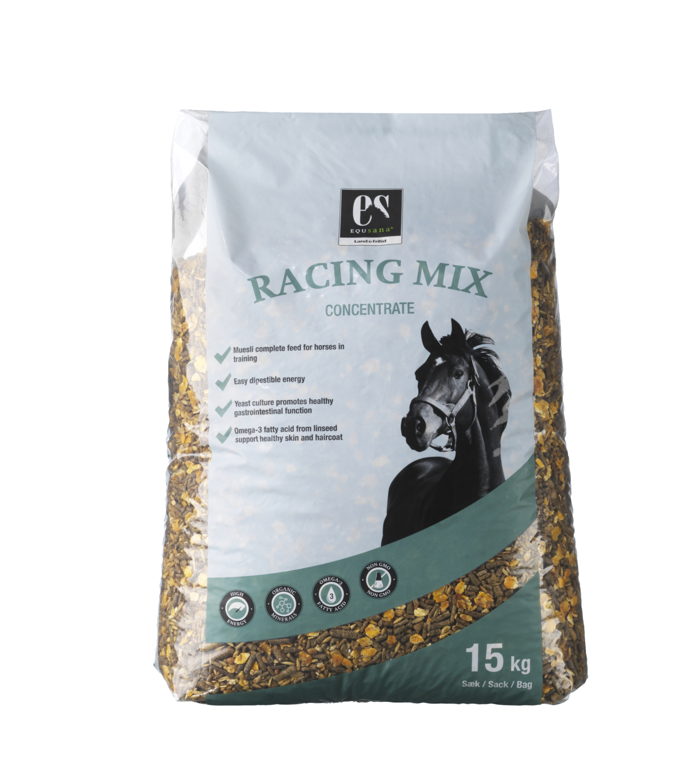 EQUSANA RACING MIX - Energirigt foder til højtydende heste